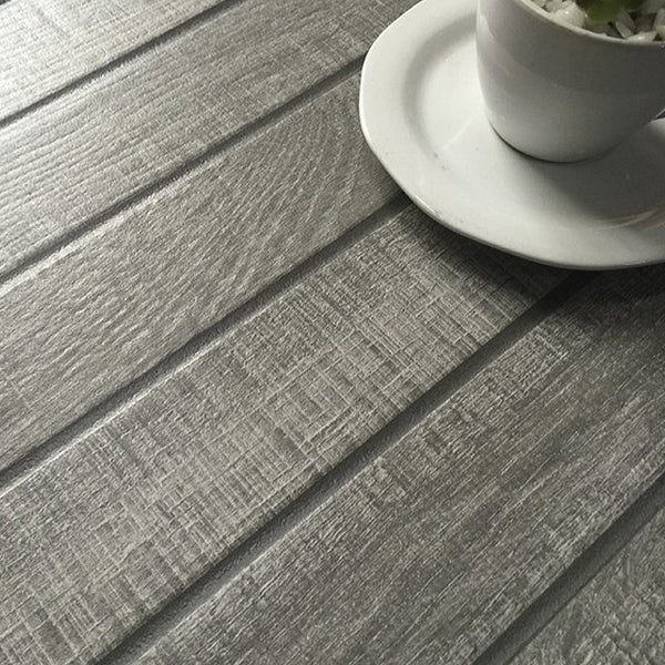 Outdoor Snapping Deck Tiles Striped Composite Wooden Deck Tiles - Clearhalo