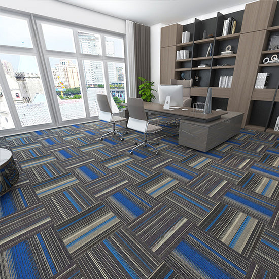 Modern Carpet Tiles Self Adhesive Multi Level Loop Stain Resistant ...