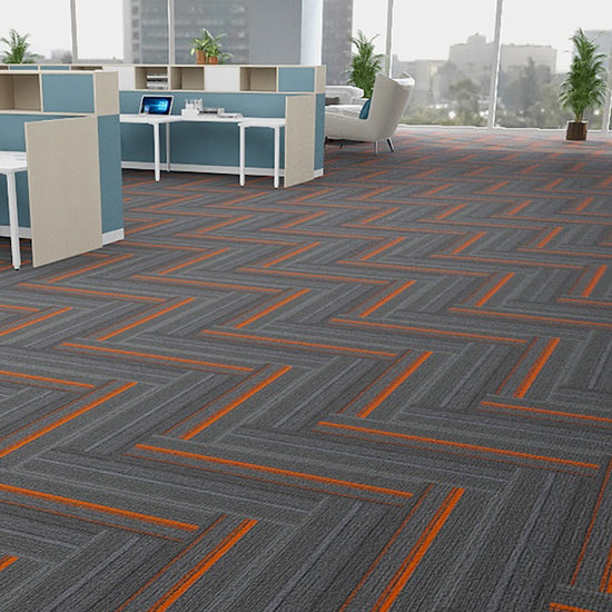 Modern Carpet Floor Tile Level Loop Adhesive Tabs Fire Resistant Carpet ...