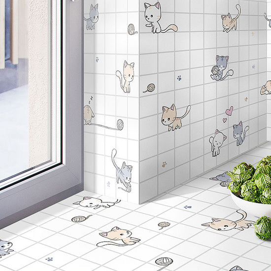 Modern Backsplash Wall Tile PVC Self Adhesive Wallpaper for Kitchen ...