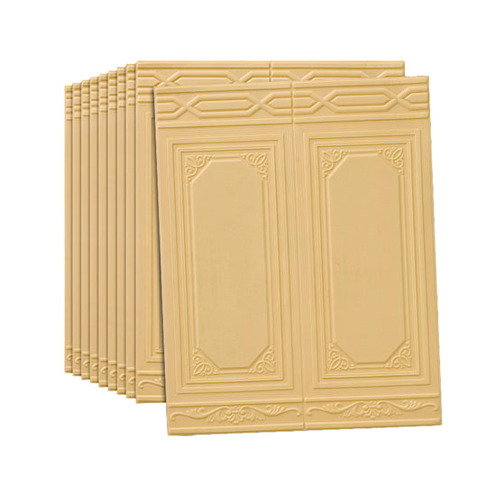 Modern Wall Paneling 3D Plastic Wall Paneling with Waterproof - Clearhalo