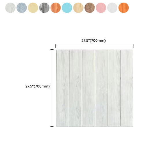 Wooden Effect Wall Panel Living Room Modern Style Peel and Stick Wall ...