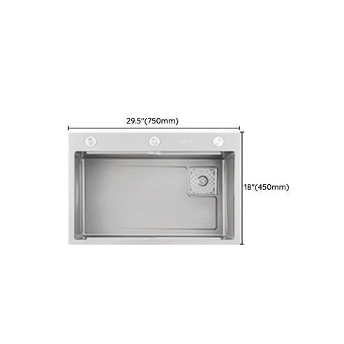 Modern Kitchen Sink Stainless Rectangular Kitchen Sink with Faucet ...