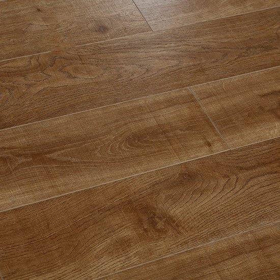 Brown Wood Laminate Flooring Scratch Resistance Matte Laminate Plank ...