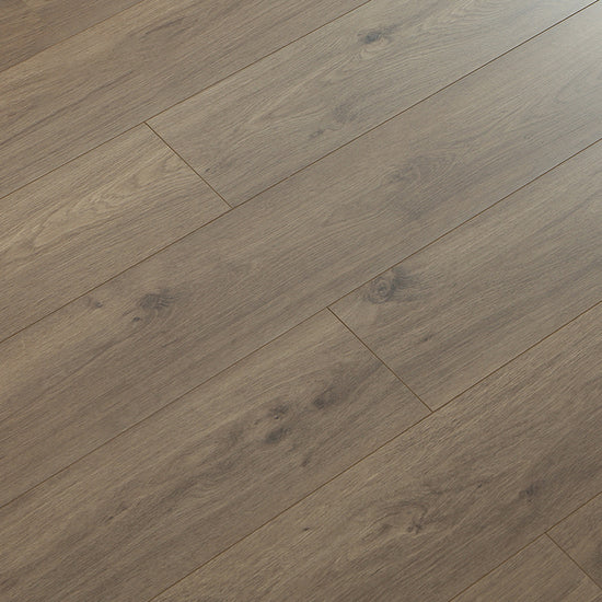 Brown Wood Laminate Flooring Scratch Resistance Matte Laminate Plank ...