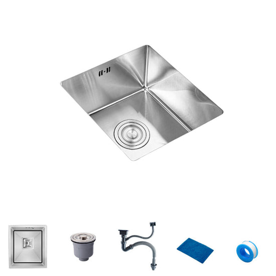 Modern Style Kitchen Sink Stainless Steel Overflow Hole Design Kitchen ...