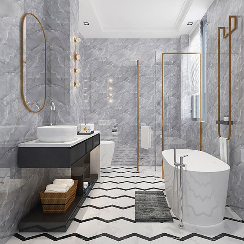 Modern Peel and Stick Tiles Rectangular Peel and Stick Backsplash 10 ...