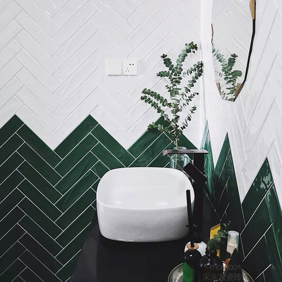 Modern Pattern Wall Tiles Natural Stone Ceramic Rectangular Tiles ...