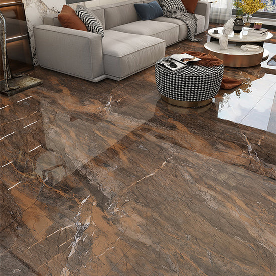 Rectangle Floor and Wall Tile Marble Printed Polished Porcelain Tile ...