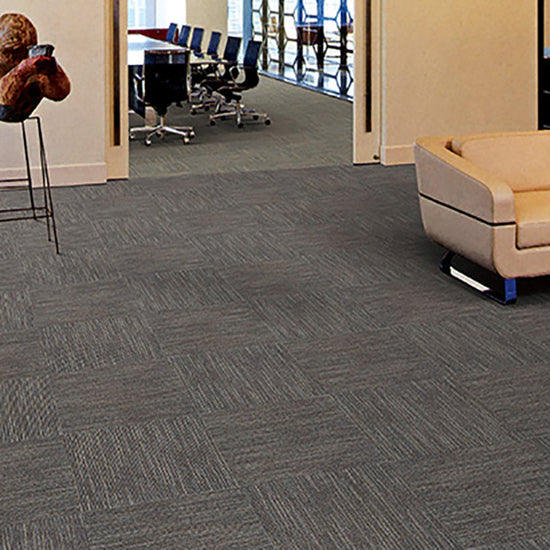 Modern Carpet Tile Loose Lay Non-Skid Fade Resistant Carpet Floor Tile ...