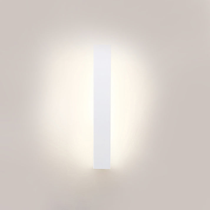 Simplistic Style LED Wall Lighting with Aluminum Shade Black/White ...