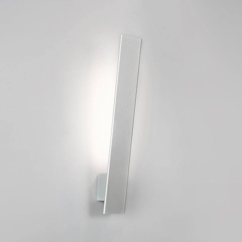 Simplistic Style LED Wall Lighting with Aluminum Shade Black/White ...
