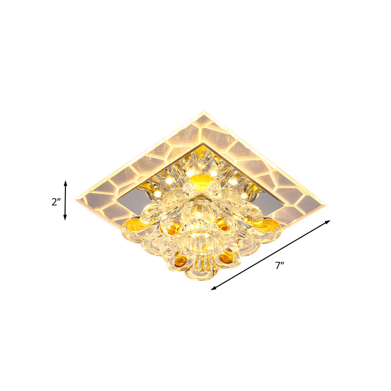 Patchwork Square Acrylic Flush Light Modernism Hallway LED Ceiling Lamp ...