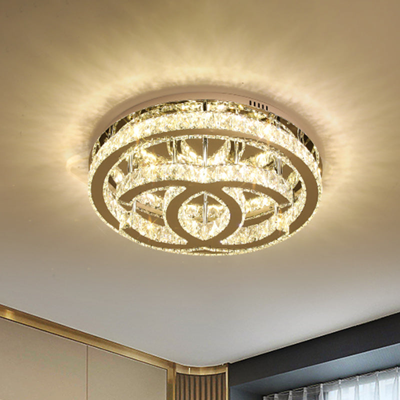 Double C Shaped Ceiling Lighting Contemporary LED Bedroom Flush Mount ...