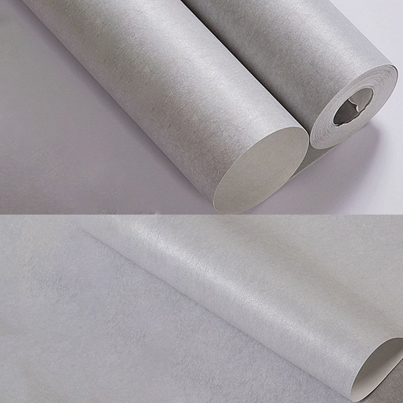 Non-Pasted Wall Covering 31 ft. x 20.5 in Nordic Simple Plain Design ...