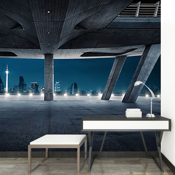 Extra Large Photo Wall Murals 3D Print City View Wall Decor for Office ...