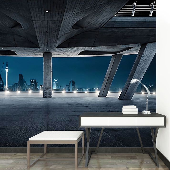 Extra Large Photo Wall Murals 3D Print City View Wall Decor for Office ...