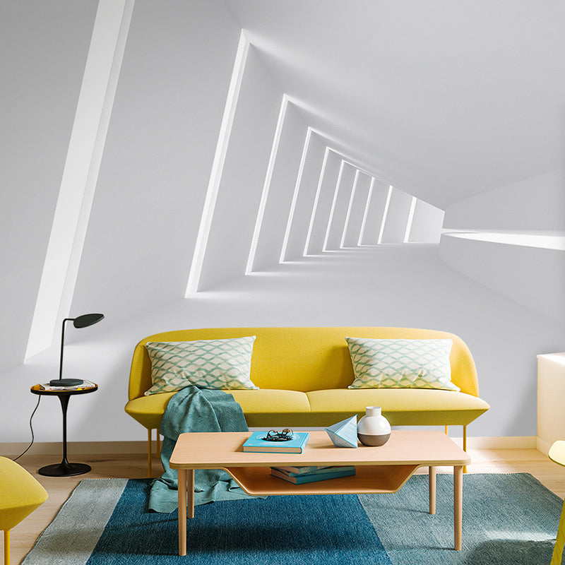Extra Large Modern Wall Murals Light Color 3D Print Outspread Zone Wall ...