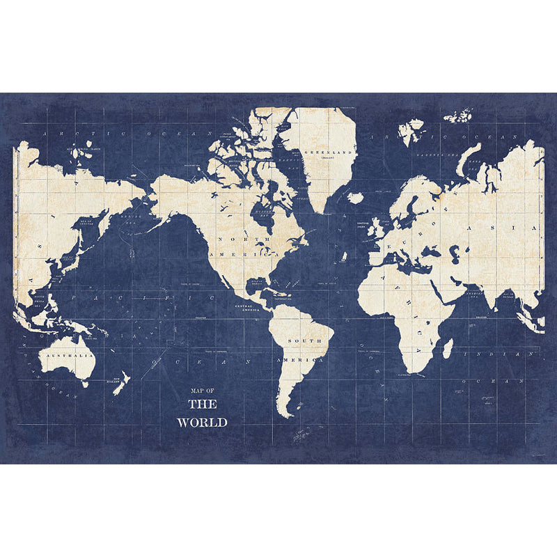 Decorative World Map Wall Covering Non-Woven Fabric Mural Wallpaper for ...