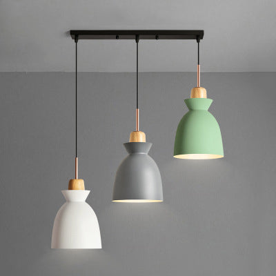 Dome/Cone Shade Living Room Hanging Ceiling Light Nordic Style Aluminum ...