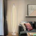 Geometric Standing Lamp Nordic Acrylic Black/White/Gold LED Reading ...