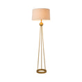1-Light Living Room Stand Up Lamp Modernist White/Black/Flaxen Tripod ...