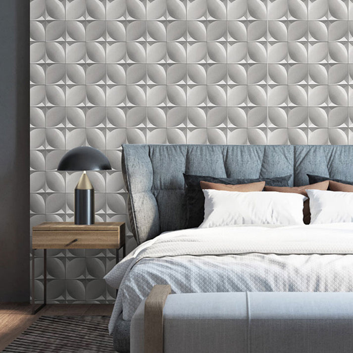 Grid Flock Texture Wall Art for Accent Wall 3D Harlequin Wallpaper in ...